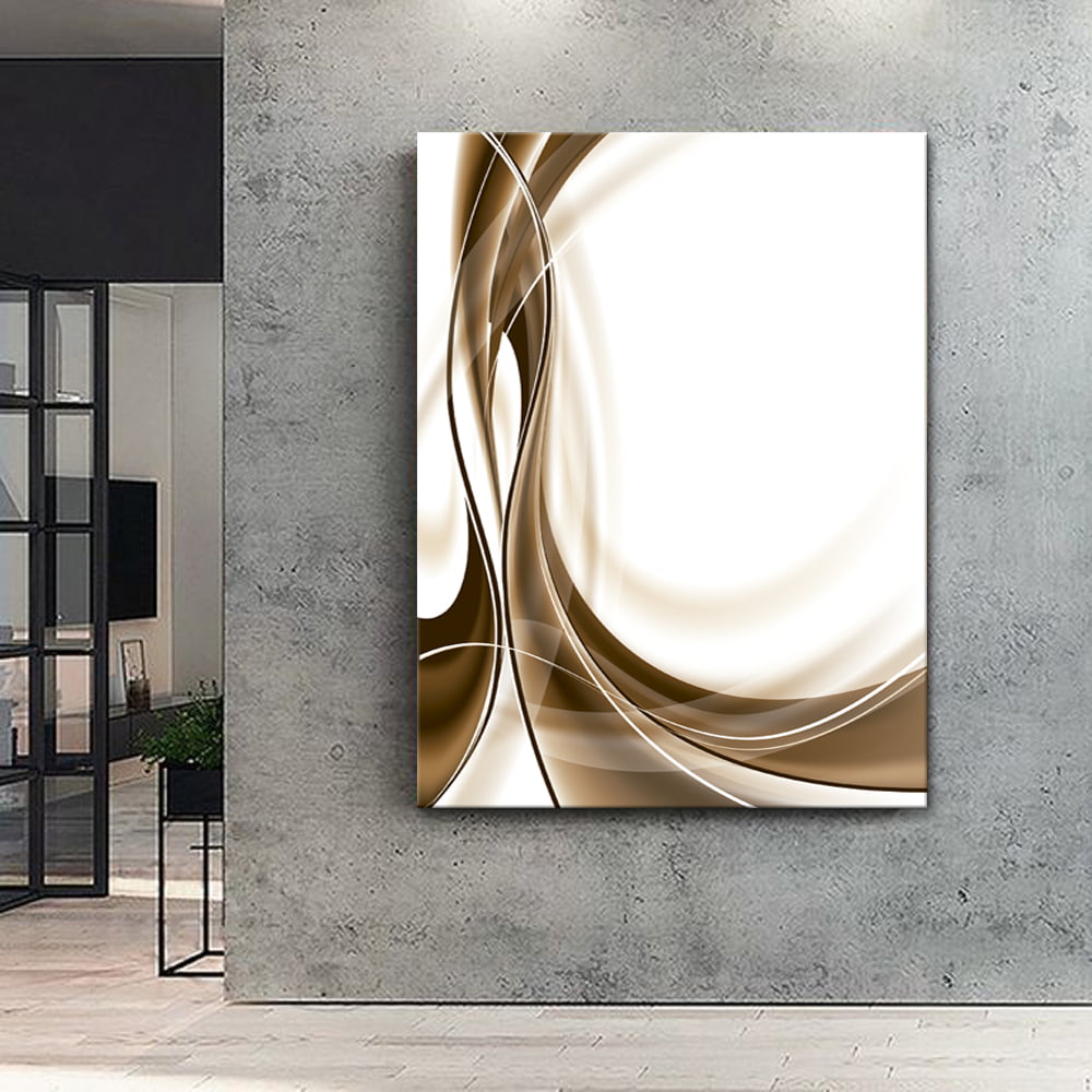 Quadro Decorativo para Sala de Estar Abstrato Rosê